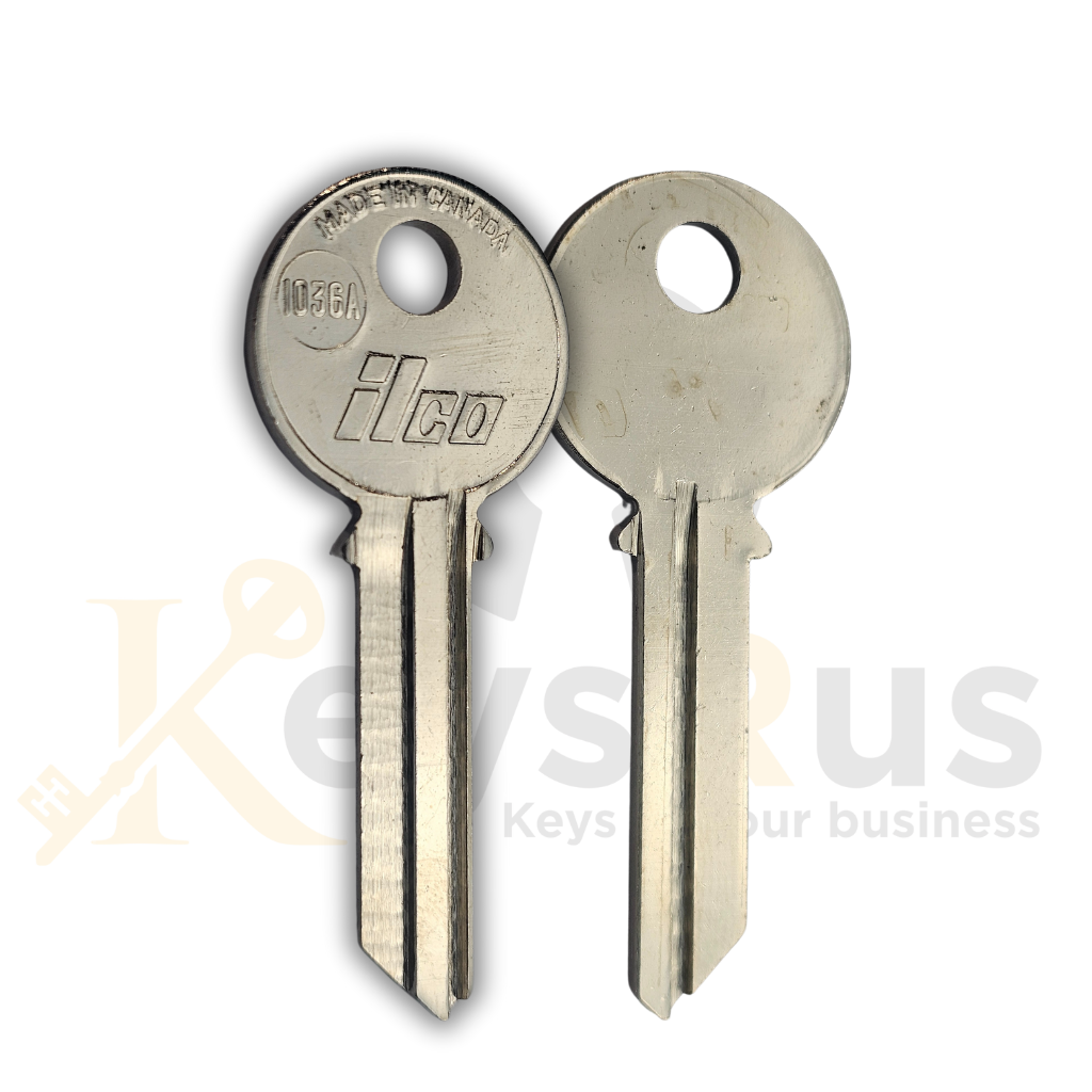 1036A Key Blanks 10/Pack - ILCO for Residential & Commercial Locks ...