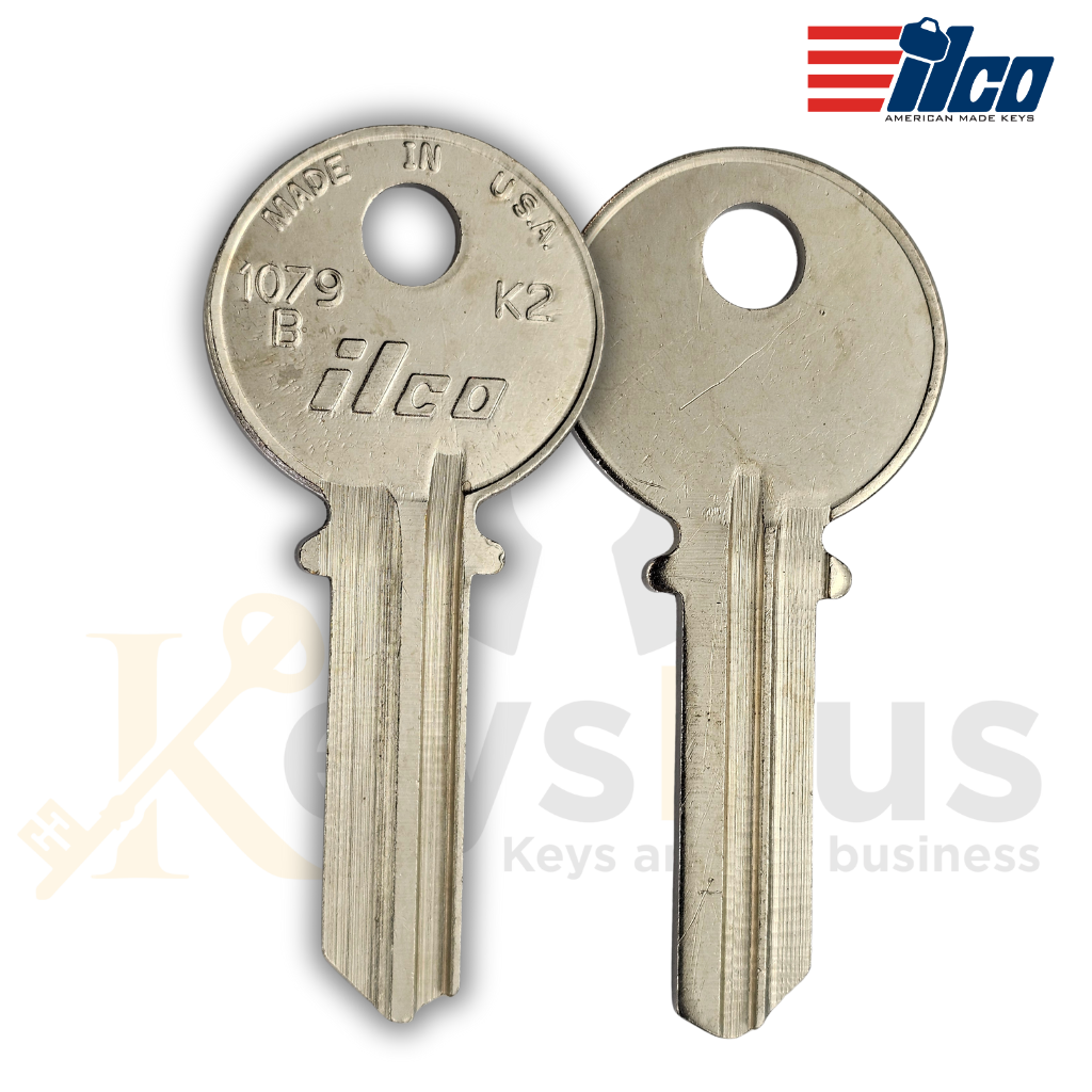 1079B / K2 Key Blanks – 10/Pack ILCO | Durable Key Blanks for Locksmit ...