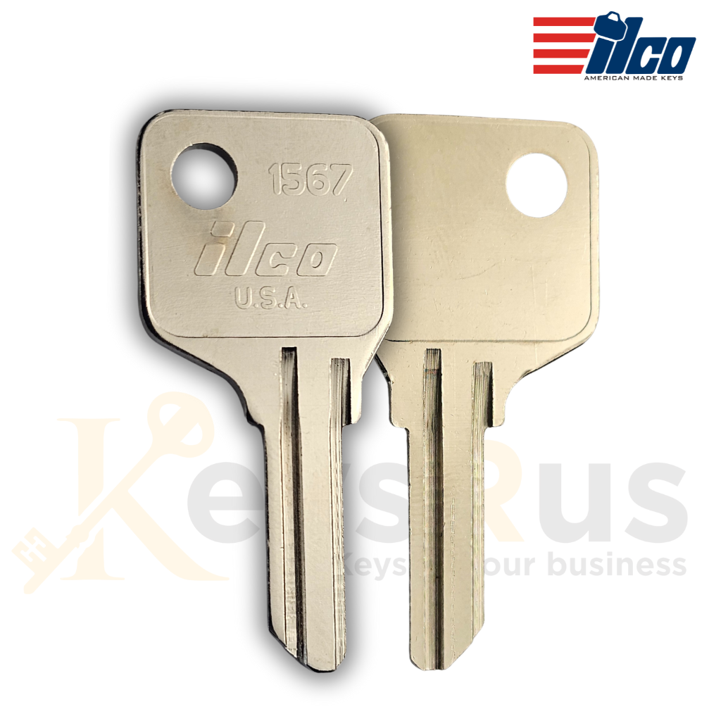1567 Key Blank for Padlocks – 10/Pack | ILCO Padlock Key Blanks – Keysrus