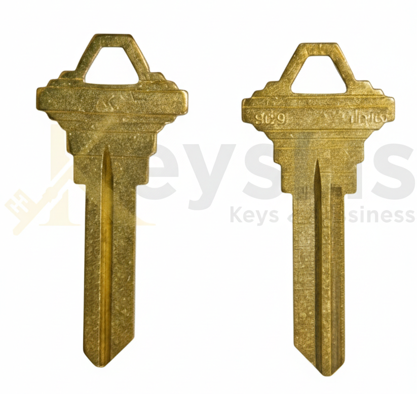 SC9-BR Key Blanks Lockgenics – 10 Pack – Premium 6-Pin Key Blanks for ...