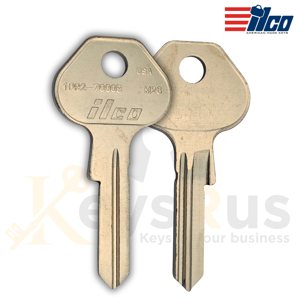 ILCO 1092-7000B / M26 Key Blanks – 10 Pack | Master Padlock Pro Series ...