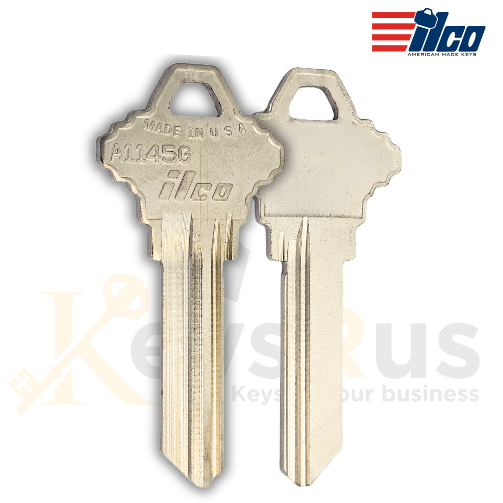ILCO A1145G / SC12 Key Blanks – 10 Pack | 6-Pin G Section Key for Schl ...