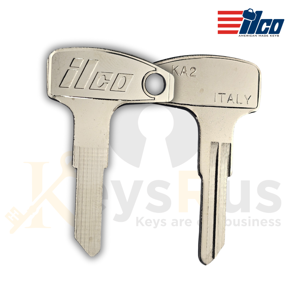 Ilco KA2 Key Blanks – 10 Pack Kawasaki Motorcycle Replacements | Nicke ...