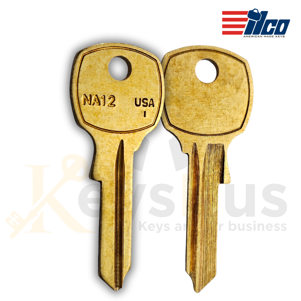 ILCO NA12-BR Key Blanks – 10 Pack | Fits NCL, National Cabinet, Americ ...
