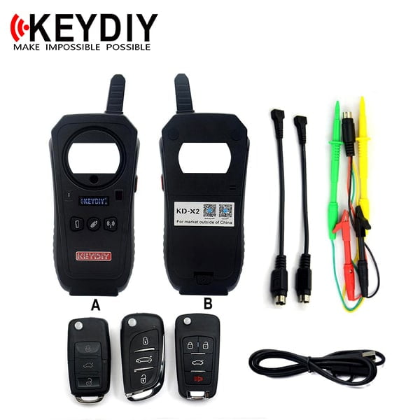 KEYDIY – KD-X2 Remote Maker & Cloning Tool | Includes Cables & Remotes ...