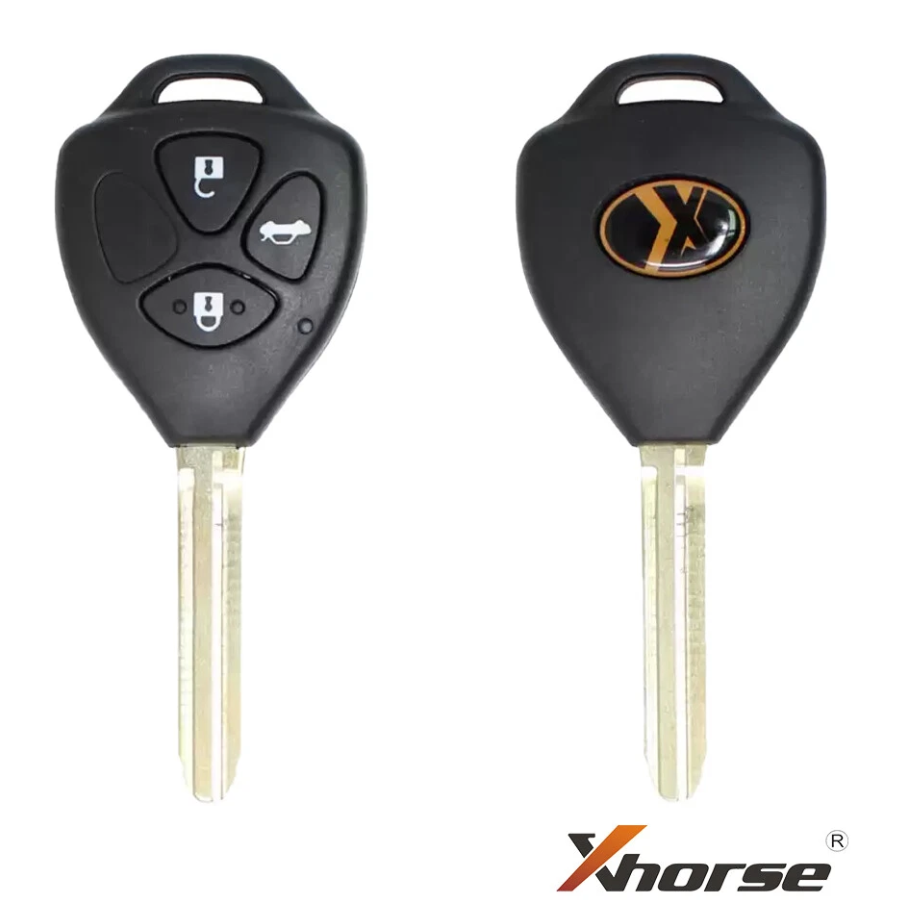 XKTO03EN Xhorse - Toyota Style / 3-Button Universal Remote Head Key fo ...